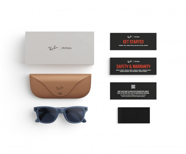 ᐈ Ray-Ban Meta Wayfarer Gen 2 Cosmic Blue – Ray-Ban Meta Smart Glasses ...