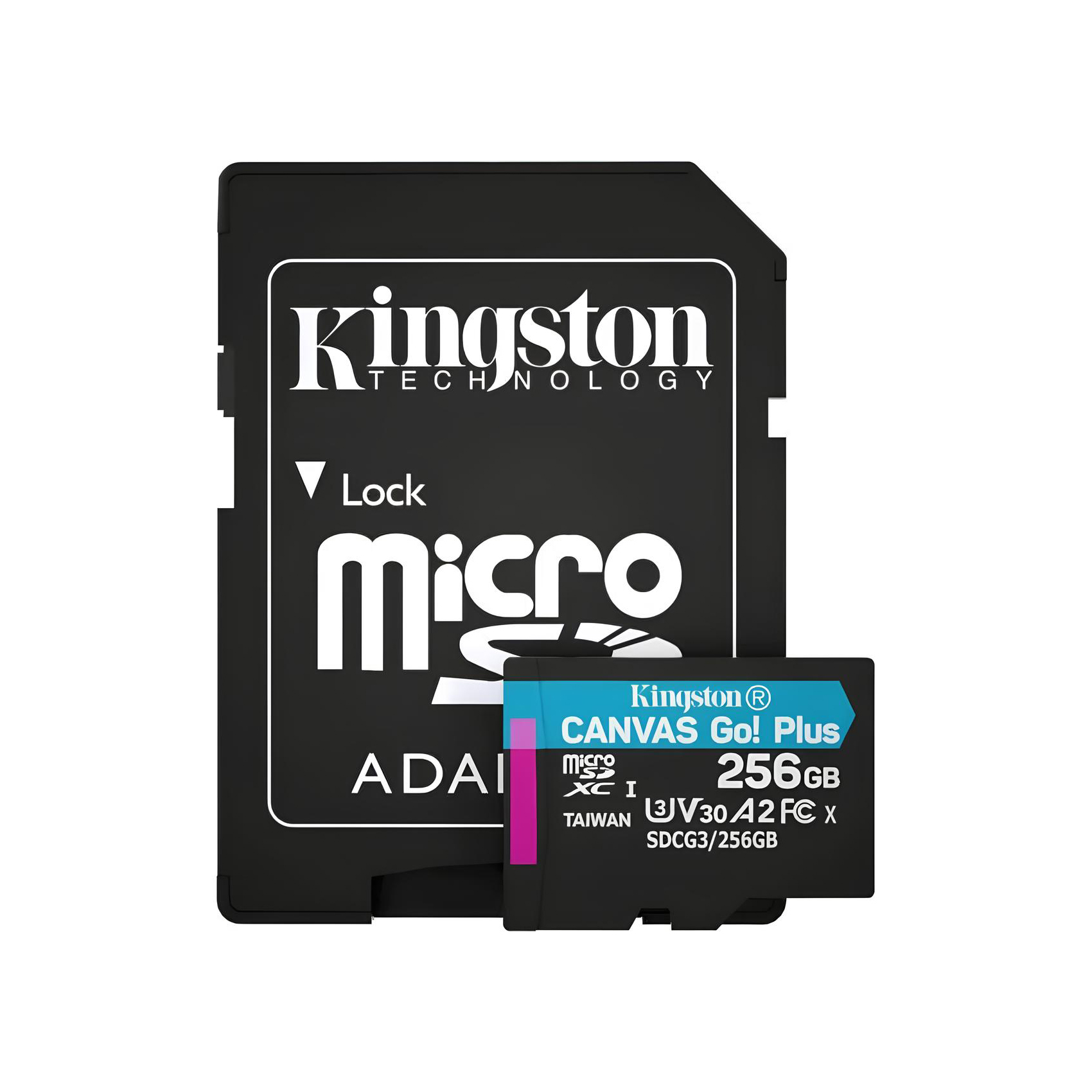 Карта памяти Kingston 256 GB microSDXC class 10 UHS-I U3 Canvas Go ...
